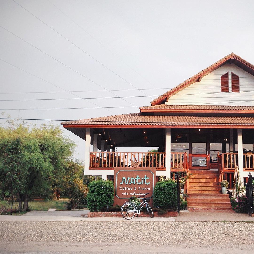 ร้านสวยน่านั่งริมโขงหนองคาย Natit Coffee & Crafts (รวมรีวิว) - #รีวิวอีสาน